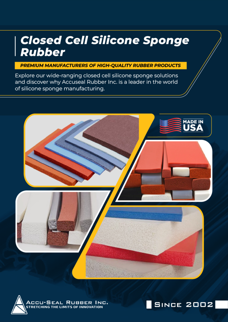 Best Closed Cell Silicone Sponge Rubber in USA | Accuseal Rubber Inc.